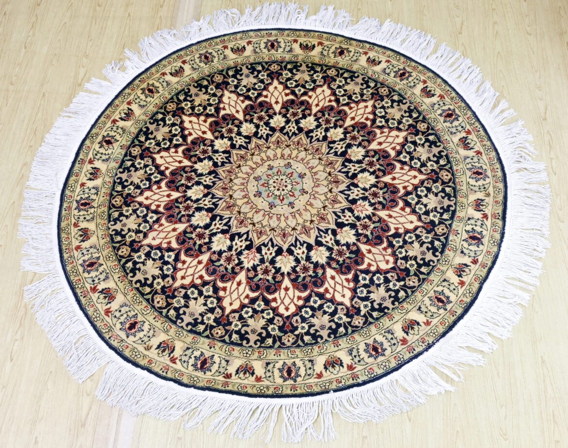 Persian Round Rug – Wood Heritage